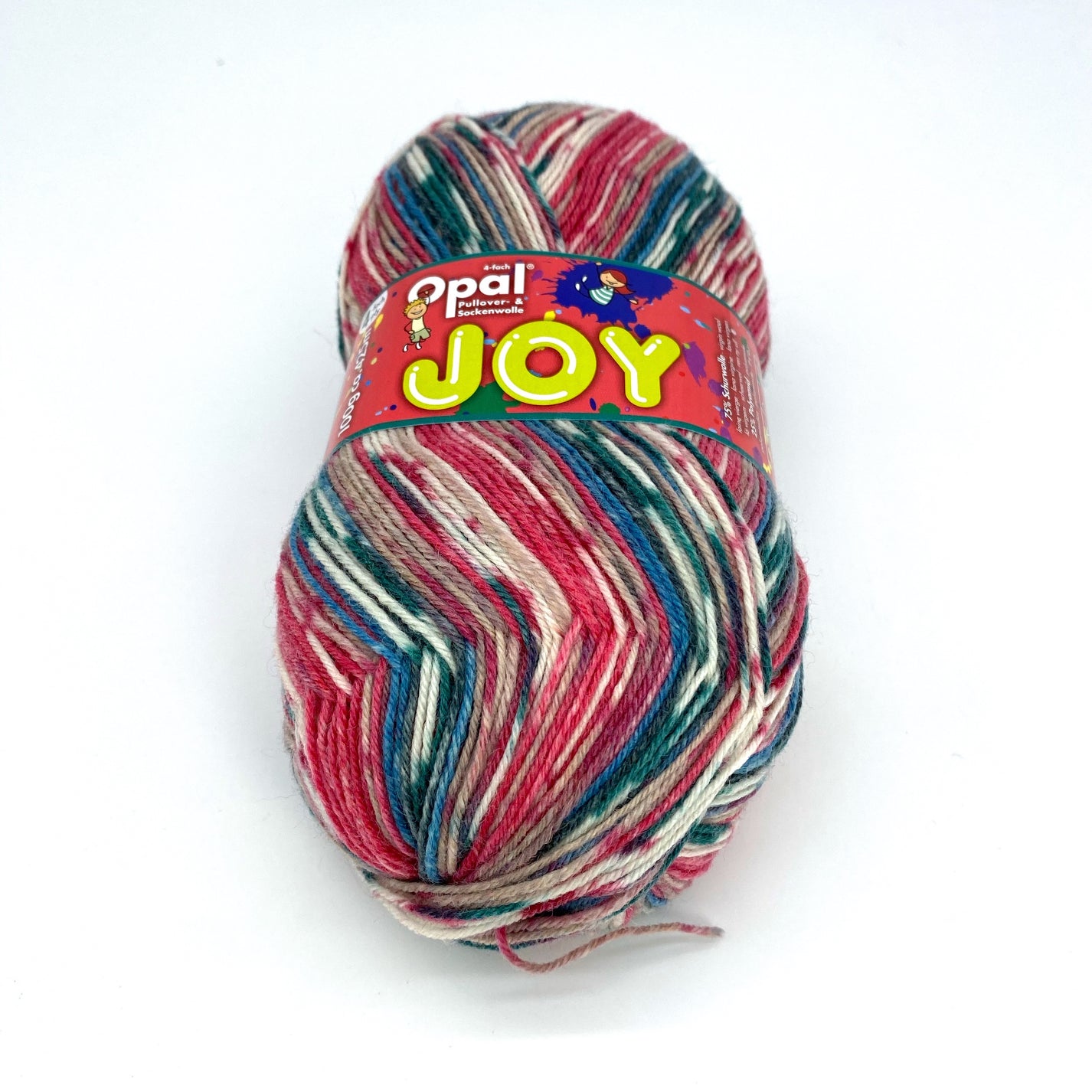 Joy - Opal l 100 gr / 425 m l 75% Schurwolle (superwash) / 25% Polyami – Strick und Glück